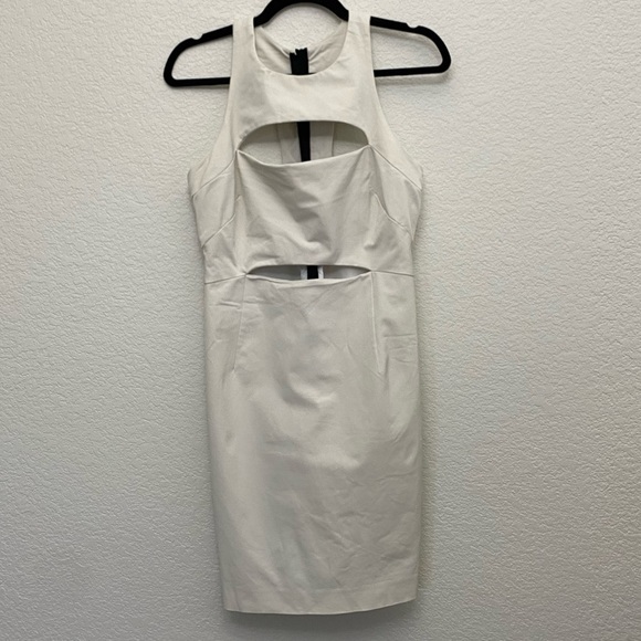 Milly | Dresses | Milly White Cut Out Body Con Party Dress | Poshmark